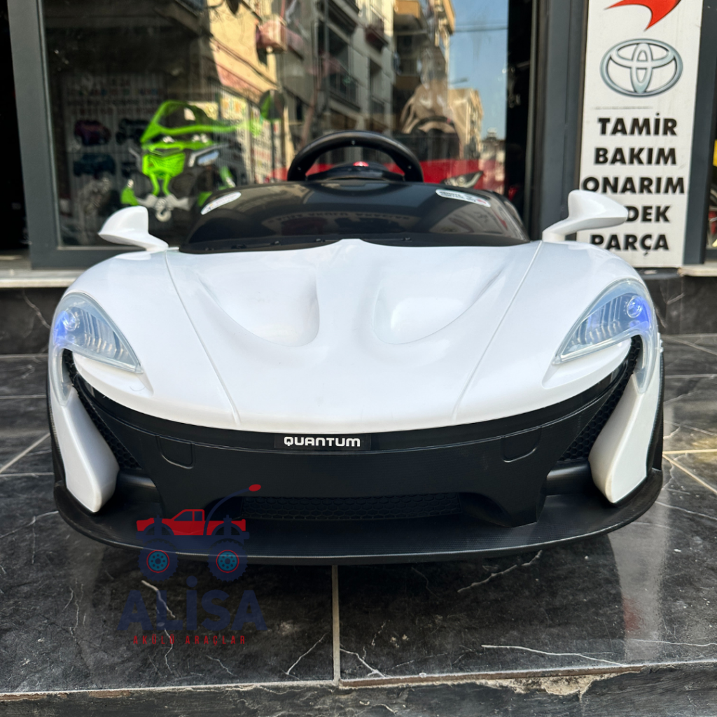 Akar 12V Uzaktan Kumandalı Akülü Araba - Beyaz - İzmir Akülü Araba