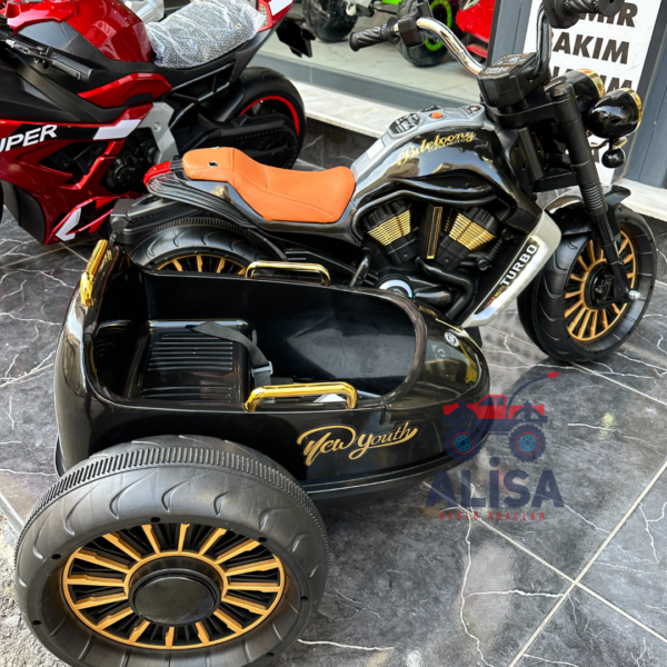 2 Kişilik Sepetli Motor - 12V Bluetooth Müzikli Akülü Yarış Motoru ...